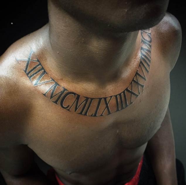 36 Exquisite Roman Numeral Tattoo Designs TattooBlend 36 Exquisite Roman Numeral Tattoo Designs TattooBlend