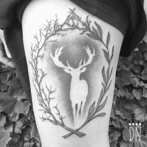 45 Excellent Stag Tattoo Designs and Ideas - TattooBlend