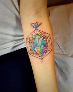 These Gorgeous Crystal Tattoos Will Definitely Test Your Willpower ...