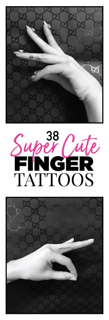 38 Super Cute Finger Tattoos - TattooBlend