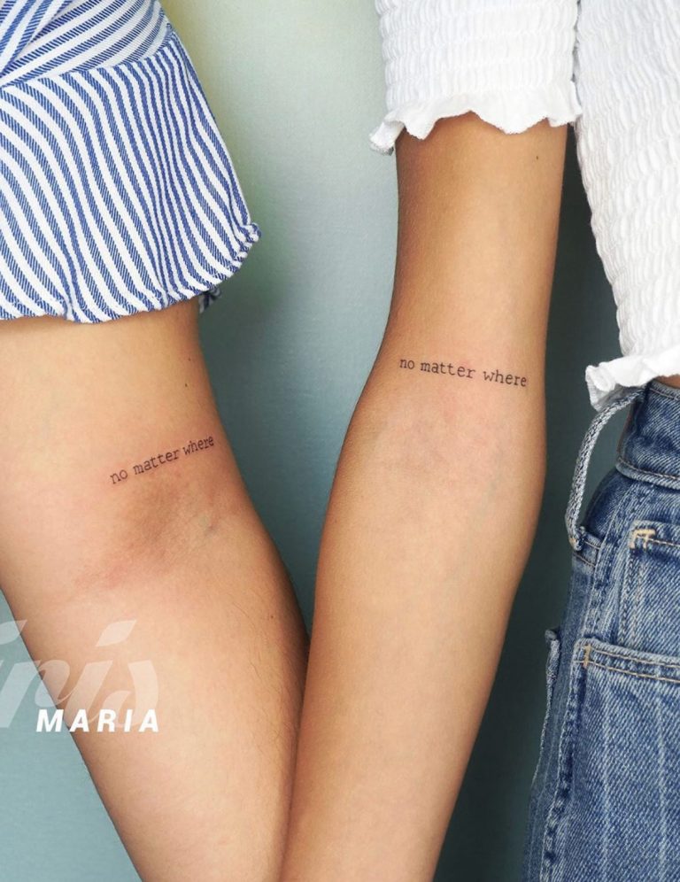 These 30 Matching Tattoos Are The Best of 2020 - TattooBlend